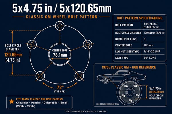 Is 5x4.75 the Right Bolt Pattern for an Oldsmobile 442? - Tree Wheels ...