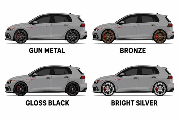 How to Match Wheels with a Gray Volkswagen GTI? - Tree Wheels - Coustom ...