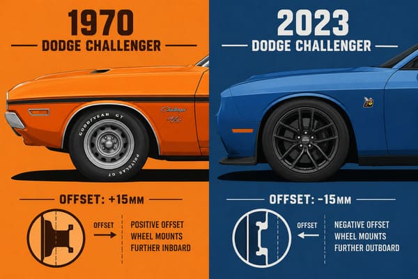 Is +25mm the Right Offset for a 1970 Dodge Challenger? - Tree Wheels ...