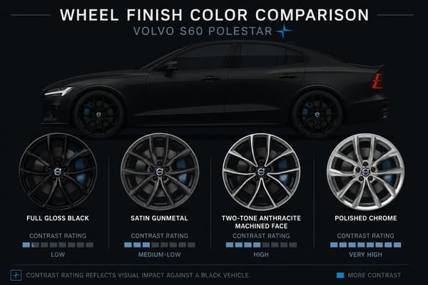 How to Choose Forged Wheels for a Black Volvo S60 Polestar? - Tree ...