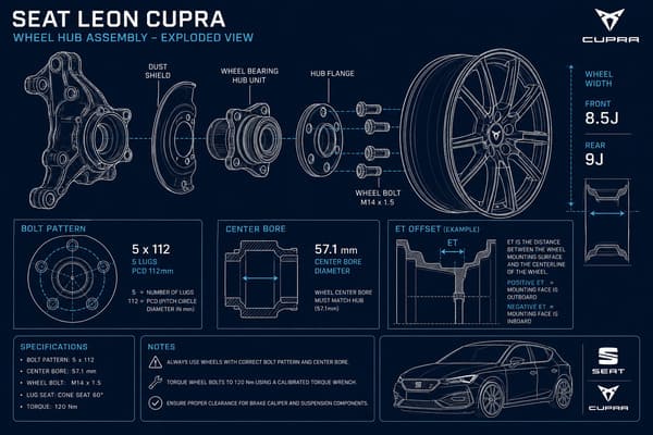 How to Select Perfect Wheels for a Black SEAT Leon Cupra? - Tree Wheels ...
